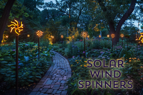 From Breeze to Brilliance: Beautiful Solar Wind Spinners
